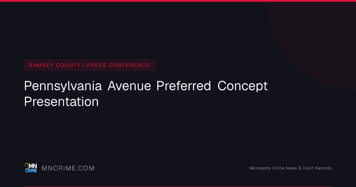 Pennsylvania Avenue Preferred Concept Presentation — Ramsey County | MN ...